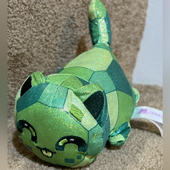 Toys | Official Aphmau Meemeows Litter 4 Mystery Plush 6 Emerald Cat ...